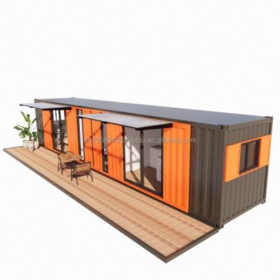 China 40ft Container Appartement Modulair Afgewerkte Houten Huizen Aanpassing Kleur Onafhankelijke Studenten Appartement Prefab huis Te koop