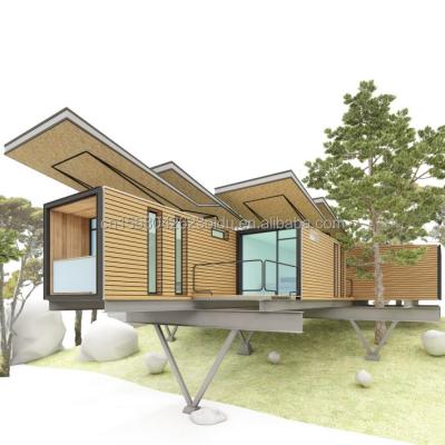 China Aluminum Alloy Windows 20ft Prefab House Container House Hotel Leisure Container Holiday Home Luxury House Light Steel Villa for sale
