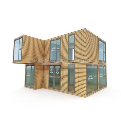China Office Modified Shipping Container for Outdoor Company Steel Modular Double-Story Prefabricated Combination Container Houses for sale