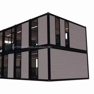 Cina Sito di costruzione all'aperto Edificio per uffici prefabbricato di design moderno con piegatura in acciaio galvanizzato 180g in vendita