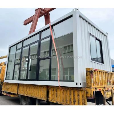 China Customized Color Steel Frame Galvanized Steel Bending 180g Foldable Flat Pack Container House for Dormitory Accommodation for sale