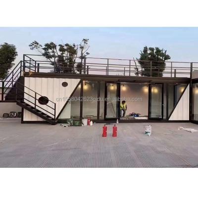 China Steel Shed Container Store Prefabricated Building Frame Steel Structure for 20ft or 40ft Container Houses for sale
