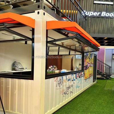 China Steel Shed Container Store Prefabricated Building Frame Steel Structure for 20ft or 40ft Container Houses for sale