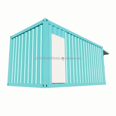 China Customized Color Pop-up Shop Container Coffee Shop/Bar/Fast-food in 20FT Flat Packaging for Supermarket Promotion for sale