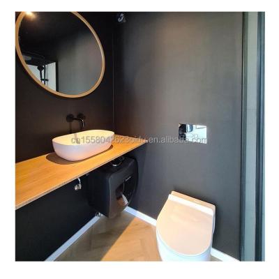 China 20ft Sturdy Container Homes with 50/75/100mm Wave Sandwich Panel Wall and Modern Design Prefab Shipping Tiny House for sale