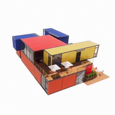 Cina Tubi quadrati in acciaio galvanizzato Struttura principale per la personalizzazione Moderne case di container prefabbricate Vetro in lega di alluminio in vendita