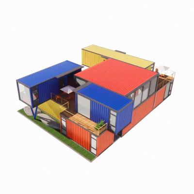 Cina Tubi quadrati in acciaio galvanizzato Struttura principale per la personalizzazione Moderne case di container prefabbricate Vetro in lega di alluminio in vendita
