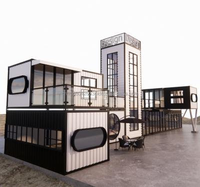 Cina Tubi quadrati in acciaio galvanizzato Container Shop Shipping Container Portable Shop Container 3D Model Design in vendita