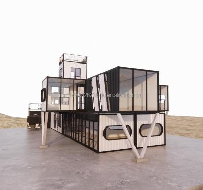 Cina Tubi quadrati in acciaio galvanizzato Container Shop Shipping Container Portable Shop Container 3D Model Design in vendita