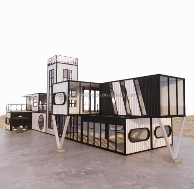 Cina Tubi quadrati in acciaio galvanizzato Container Shop Shipping Container Portable Shop Container 3D Model Design in vendita
