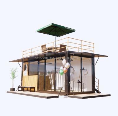 Cina Supermercato Container prefabbricato per bar di caffè per famiglie con design modulare in vendita