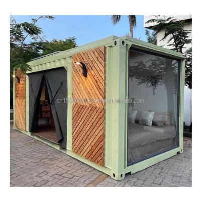 China Aluminum Alloy Windows 20ft40ft 2 Bedroom Container Glass Door Prefabricated Living Container House Home Studio for Studio for sale