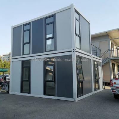 Cina Distaccabile estensibile da 20 piedi giardino hotel casa mobile studio in legno contenitore piatto per hotel struttura in acciaio telaio saldato in vendita