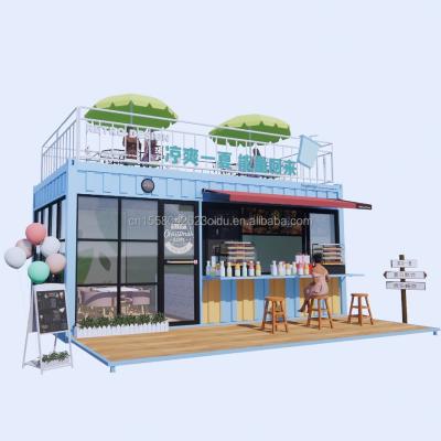 Cina Hotel Modern Design 20ft o 40ft Container Prefabbricato Caffe e Bar per Hotel in vendita