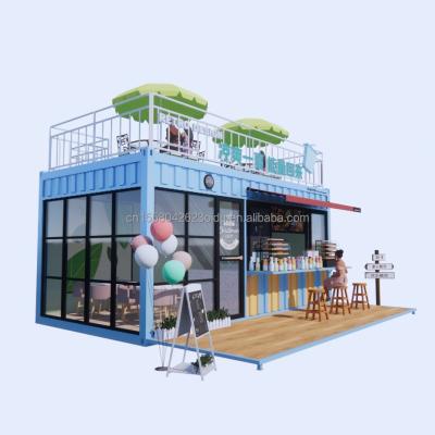 Cina Hotel Modern Design 20ft o 40ft Container Prefabbricato Caffe e Bar per Hotel in vendita