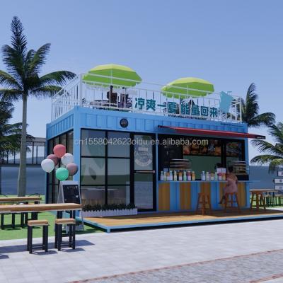 Cina Hotel Modern Design 20ft o 40ft Container Prefabbricato Caffe e Bar per Hotel in vendita