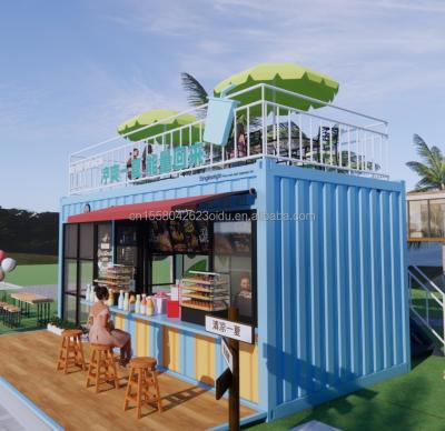 Cina Hotel Modern Design 20ft o 40ft Container Prefabbricato Caffe e Bar per Hotel in vendita
