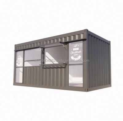 Cina Booth di chiosco del negozio di convenienza in contenitore a confezione piatta per ristoranti fast-food e caffetterie in vendita