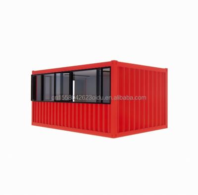 Cina Set di kit prefabbricati cabine modulari case contenitori 20 piedi o 40 piedi telaio in acciaio galvanizzato piegatura in acciaio 180g per Kitset Building in vendita