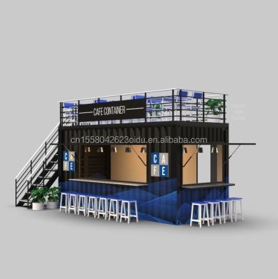 Cina Colore personalizzato 20FT o 40FT Luxury Shipping Container Bar Prefabbricato Foldable Cafe Container Coffee Shop in vendita