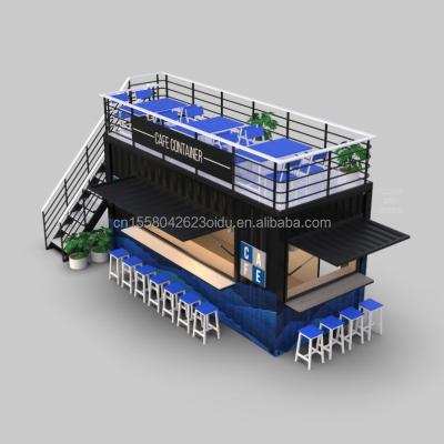 Cina Colore personalizzato 20FT o 40FT Luxury Shipping Container Bar Prefabbricato Foldable Cafe Container Coffee Shop in vendita