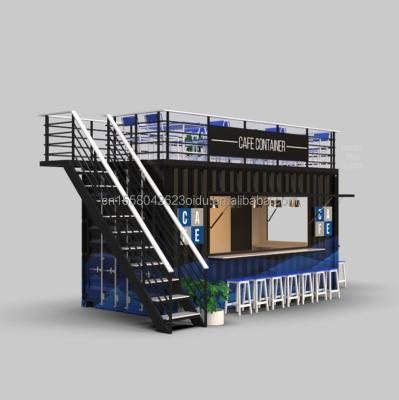 Cina Colore personalizzato 20FT o 40FT Luxury Shipping Container Bar Prefabbricato Foldable Cafe Container Coffee Shop in vendita