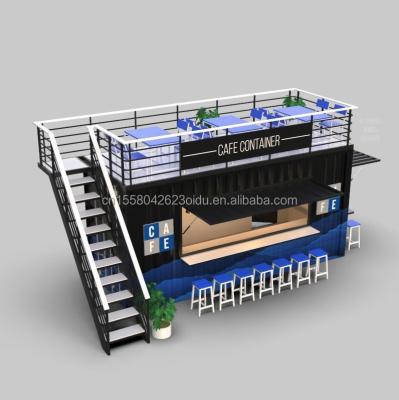 Cina Colore personalizzato 20FT o 40FT Luxury Shipping Container Bar Prefabbricato Foldable Cafe Container Coffee Shop in vendita