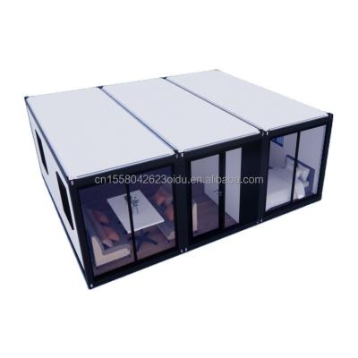 Cina Case in container Struttura in acciaio a prezzi accessibili Case prefabbricate con pareti a pannello sandwich a onde da 50/75/100 mm in vendita