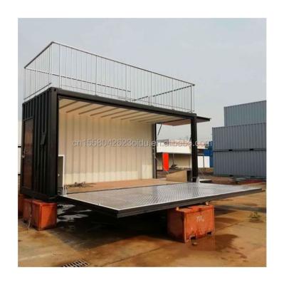Cina Bagno Casa piccola 2 piani Casa container con case modulari prefabbricate e finestre in lega di alluminio in vendita