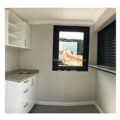 China Mobiler Vorgefertigter Modularer Lagerraum Versandcontainer Büro Containerhäuser mit Aluminiumlegierung Fenster 20ft oder 40ft zu verkaufen