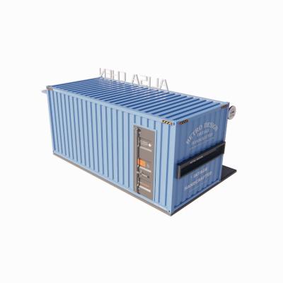 Cina Tubi quadrati in acciaio galvanizzato Case contenitori 20 piedi Chiosco portatile Prefabbricato modificato Modulare Bar di caffè Container di spedizione in vendita