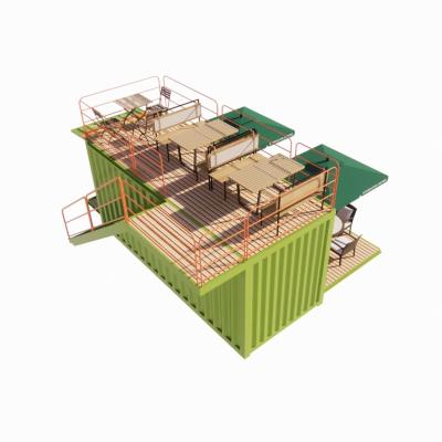 Cina 2023 Best Selling Outdoor Modular Prefab Houses Container Cornice in acciaio galvanizzata con contenitore di piegatura in acciaio galvanizzato in vendita