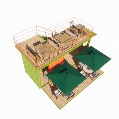 Cina 2023 Best Selling Outdoor Modular Prefab Houses Container Cornice in acciaio galvanizzata con contenitore di piegatura in acciaio galvanizzato in vendita