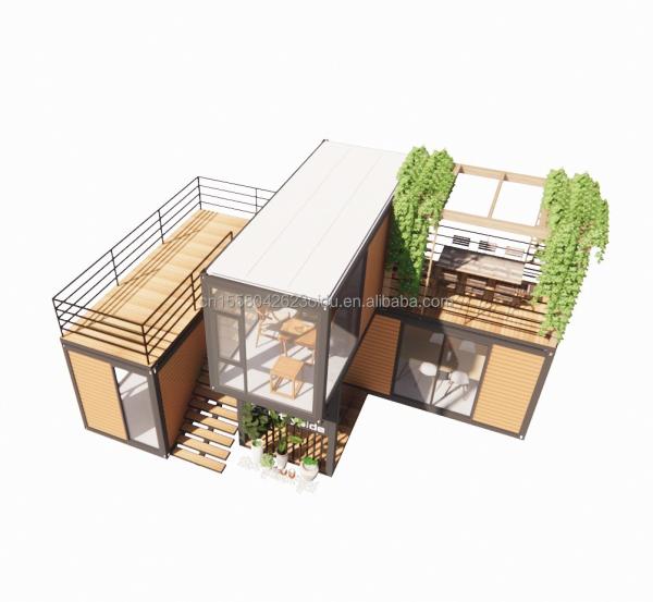 Quality Foldable Portable Detachable 20ft 40ft Modular Living Container House With Aluminum Alloy Windows For Construction Site for sale