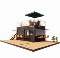 Quality 10ft 20ft Two-story Pop-up Container Bar designed with Modern Design Style and for sale