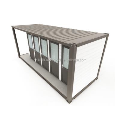 China Aço galvanizado curvado 180g Profabricado Casa moderna de exterior de aço e painel de sanduíche Container de transporte modificado Container de banheiro à venda