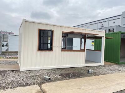 China Modernes Wohnen im Freien 20ft 40ft Vorgefertigte Mobilhäuser Erweiterbare Stahl-Sandwich-Panel-Container mit individueller Farbe zu verkaufen