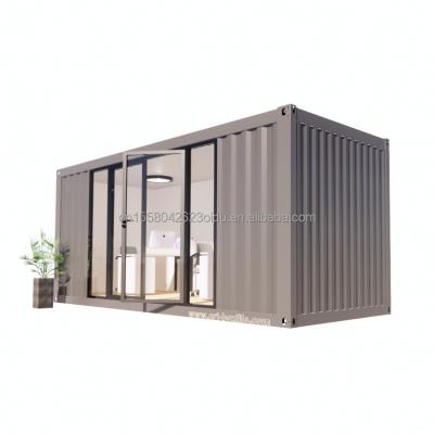 China Modernes Wohnen im Freien 20ft 40ft Vorgefertigte Mobilhäuser Erweiterbare Stahl-Sandwich-Panel-Container mit individueller Farbe zu verkaufen
