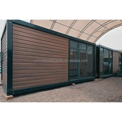 China Modernes, erweiterbares Stahlrahmen, tragbares, vorgefertigtes Containerhaus mit Schlafzimmern für den Außenbereich aus Sandwich-Panel zu verkaufen