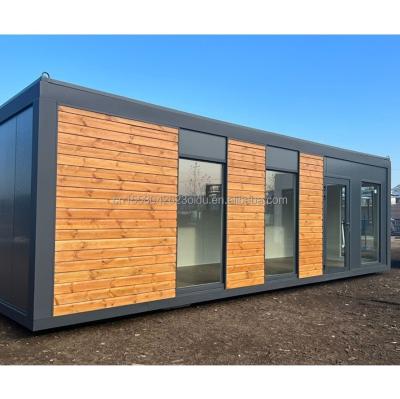 China Modernes, erweiterbares Stahlrahmen, tragbares, vorgefertigtes Containerhaus mit Schlafzimmern für den Außenbereich aus Sandwich-Panel zu verkaufen