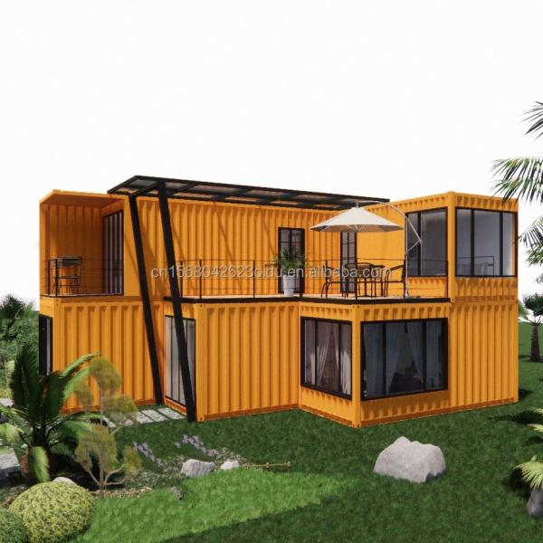 Quality 20ft Prefabricated Container House for Hotel by Manufacturers Modern Design Villa Family Residence Villa for sale