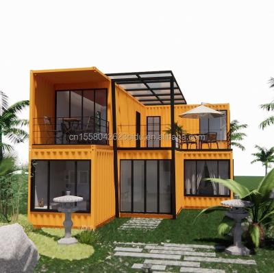 Cina Casa in container prefabbricata da 20 piedi per hotel da parte dei produttori Villa di design moderno Residenza familiare Villa in vendita
