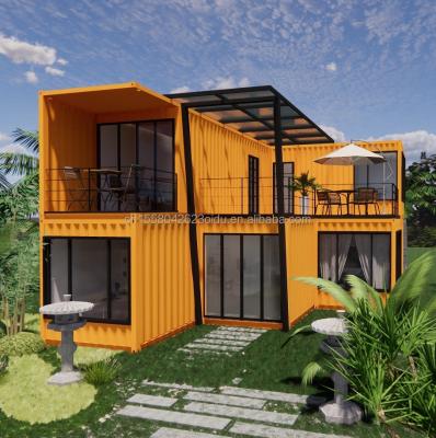 Cina Casa in container prefabbricata da 20 piedi per hotel da parte dei produttori Villa di design moderno Residenza familiare Villa in vendita