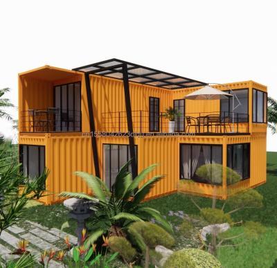 Cina Casa in container prefabbricata da 20 piedi per hotel da parte dei produttori Villa di design moderno Residenza familiare Villa in vendita