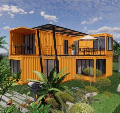 Cina Casa in container prefabbricata da 20 piedi per hotel da parte dei produttori Villa di design moderno Residenza familiare Villa in vendita