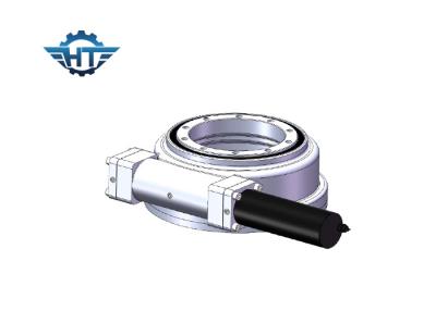China 7 Inch Horizontal Mounted High Load Slew Drive Gearbox With Hydraulic Motor For Truck Cranes for sale