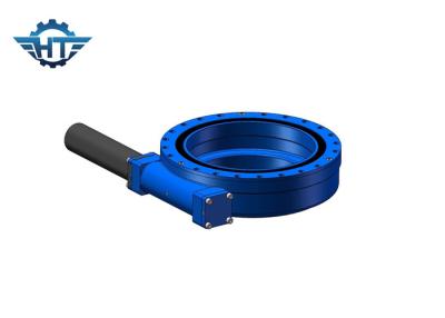 China SE Single Worm Gear Slewing Ring Bearing With Hydraulic Motor For Construction Machinery for sale
