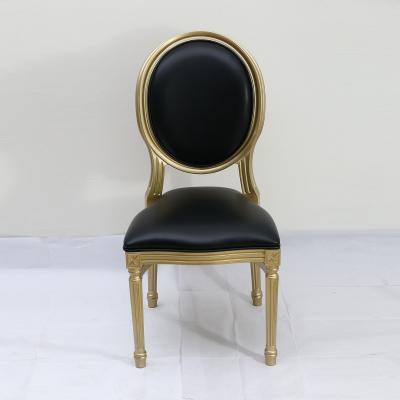 China New Design Resin Dining Chair Louis Black color Wholesale Price Elegant Resin Wholesale Wedding Acrylic Chairs for sale