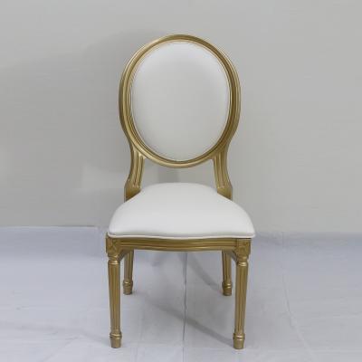 China New Design Resin Padded Royal Chairs for Wedding Acrylic Louis Ghost Chair for Wedding for sale