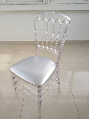 China Factory Direct Transparent napoleon Chair Clear Resin Chiavari Chairs for Wedding for sale